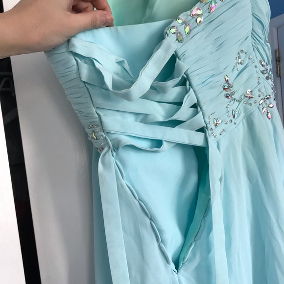 Dresses | Stunning Tiffany Blue Prom Dress | Poshmark